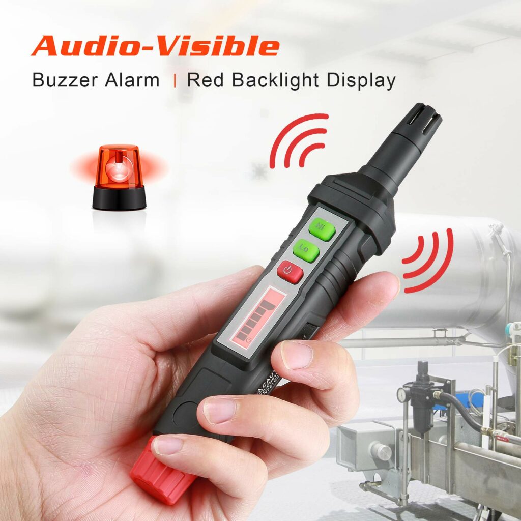 PrixGastect Portable Gas Leak Detector, Handheld Natural Gas Sniffer ...