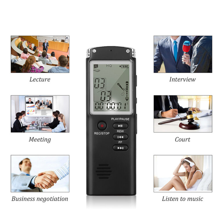 MaxxPick The Auto Voice Recorder with Voice-activated Recording, 60 ...