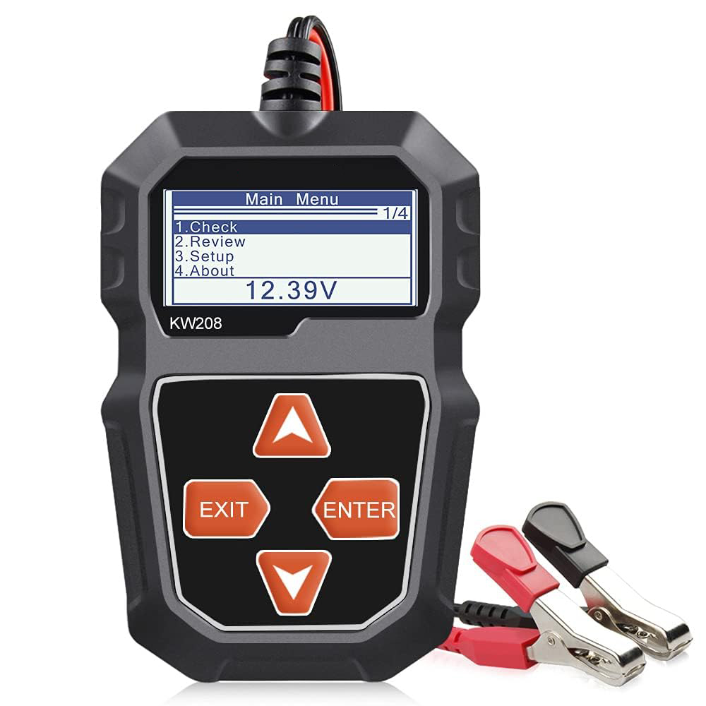 ChargeiTron 12V/24V Battery Load Tester with 100-2000 CCA, Digital Auto ...