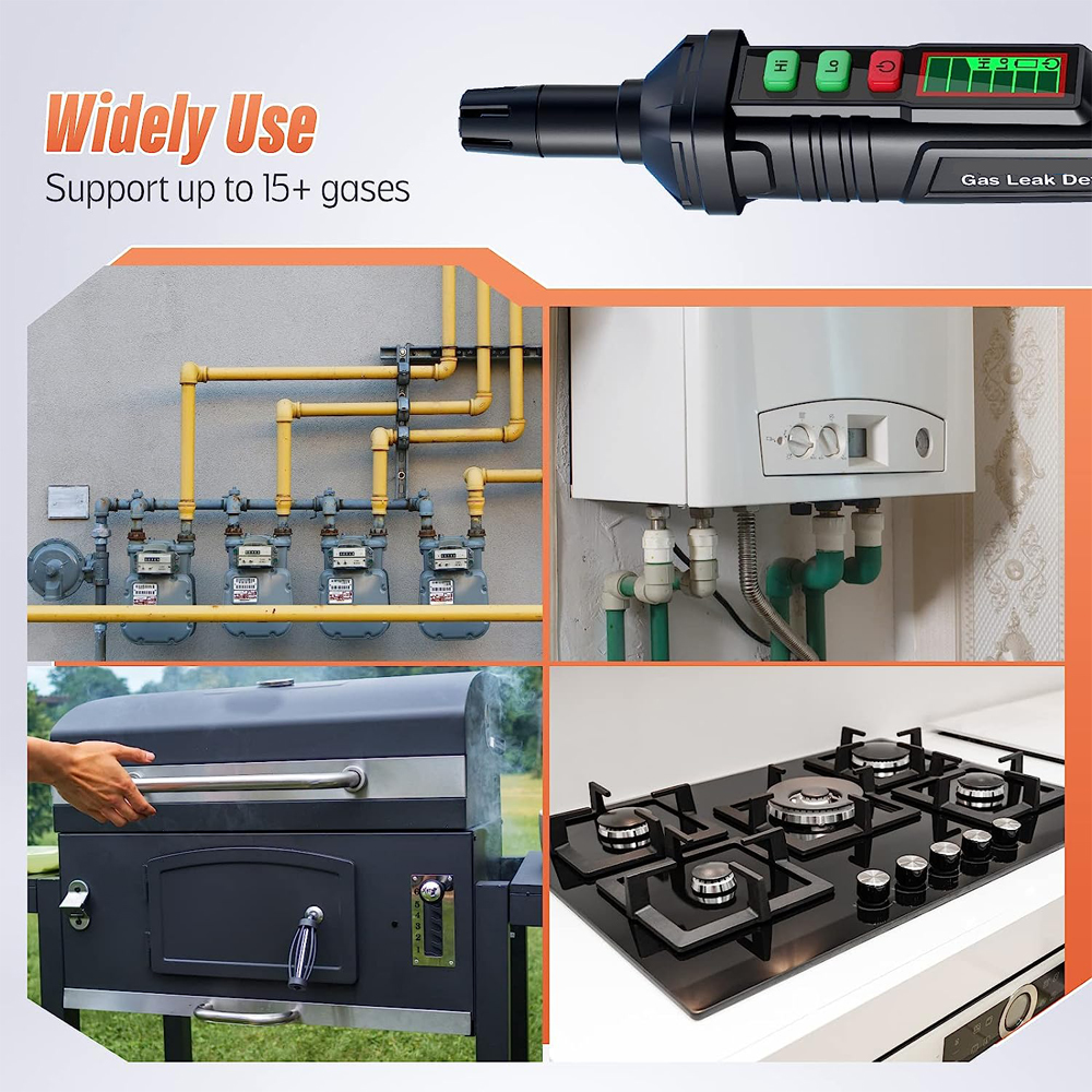 LeakShield Pro Gas Leak Detector with Audible and Visual Alarm ...