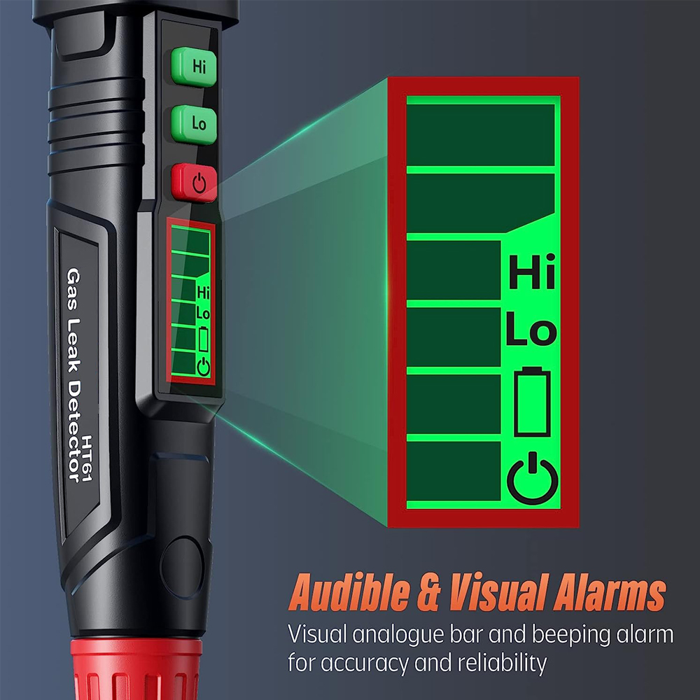 LeakShield Pro Gas Leak Detector with Audible and Visual Alarm ...