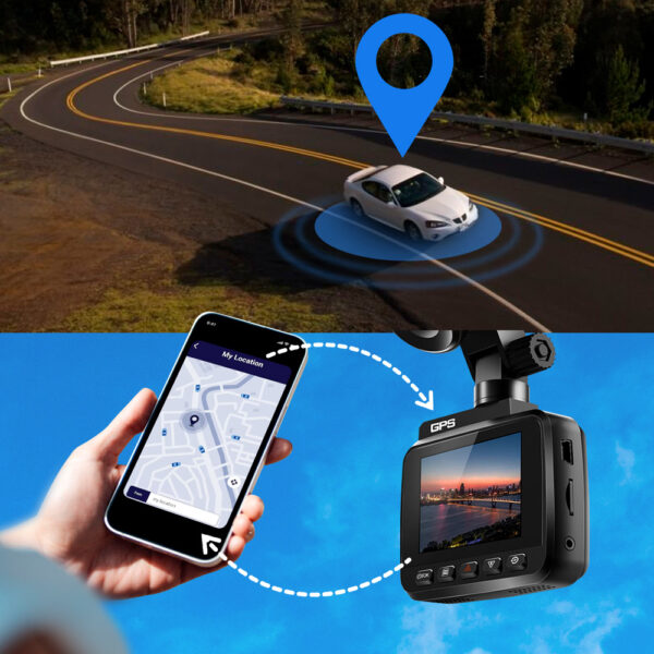 RoadGuard Dash Cam with Built-in G-sensor and GPS, Ultra HD 4K ...