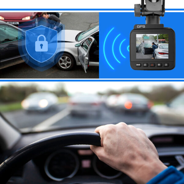 RoadGuard Dash Cam with Built-in G-sensor and GPS, Ultra HD 4K ...