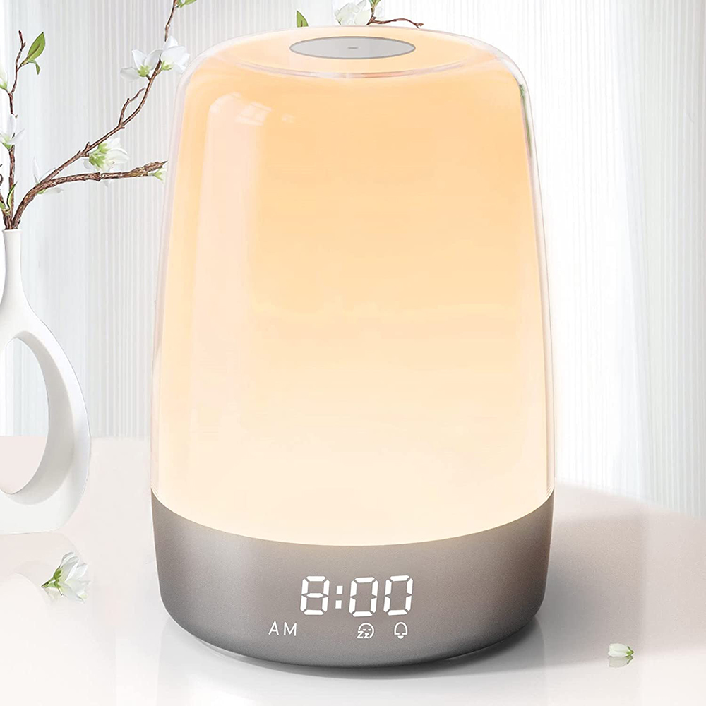 SolSpark Sunrise Alarm Clock: Wake Up Light with Sunrise Simulation ...
