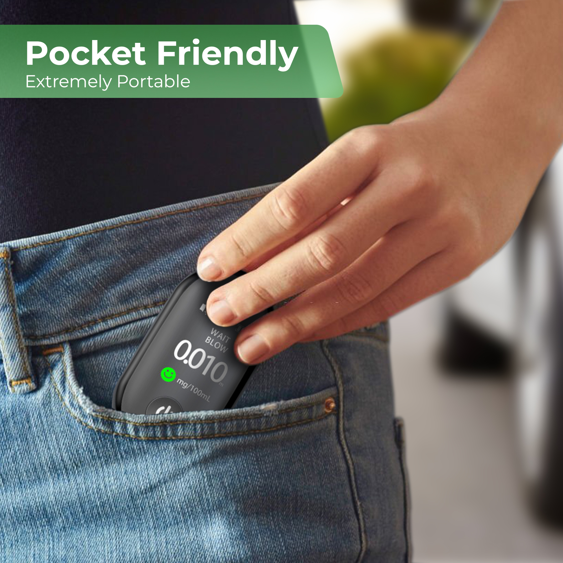 VixtaBex Mini Non-Contact Breathalyzer with Highly Sensitive Sensor and ...