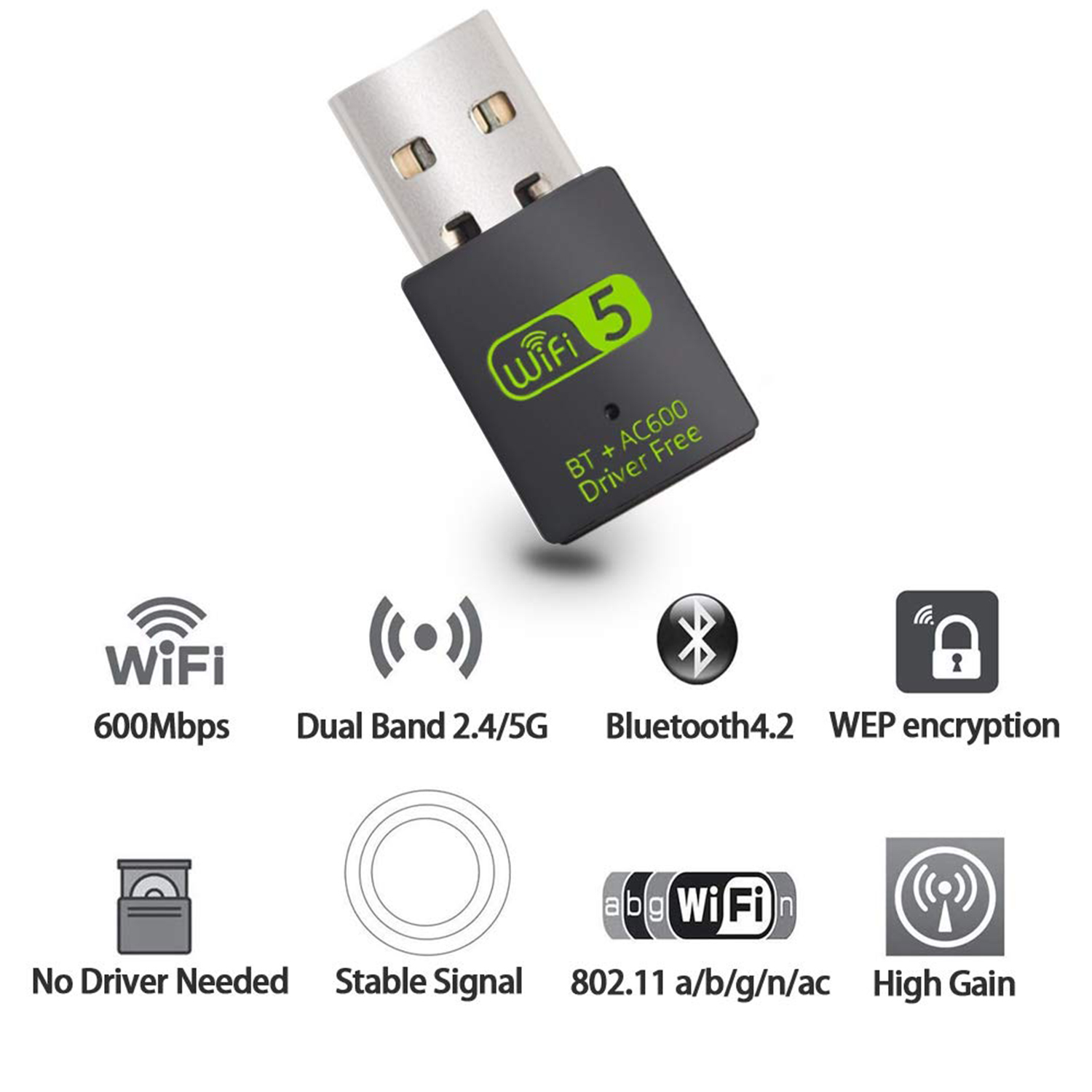DataWave USB WiFi Adapter - Experience Lightning-Fast Internet with ...