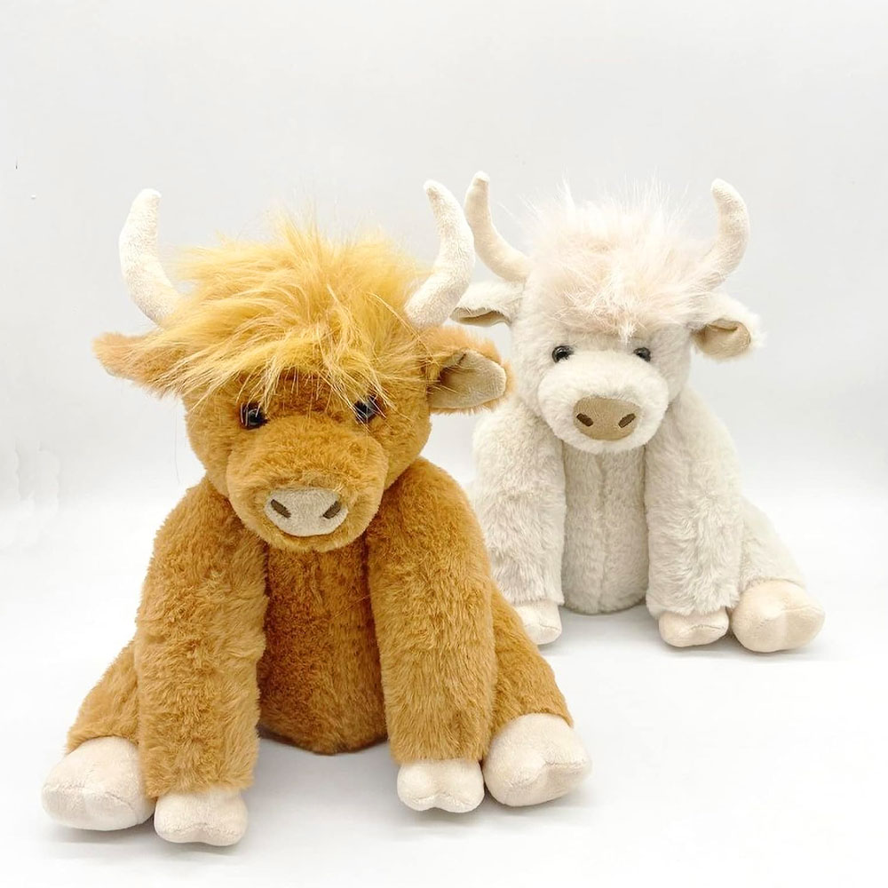 Snug-a-Moo Highland Cow Plush Toy - TruTronica