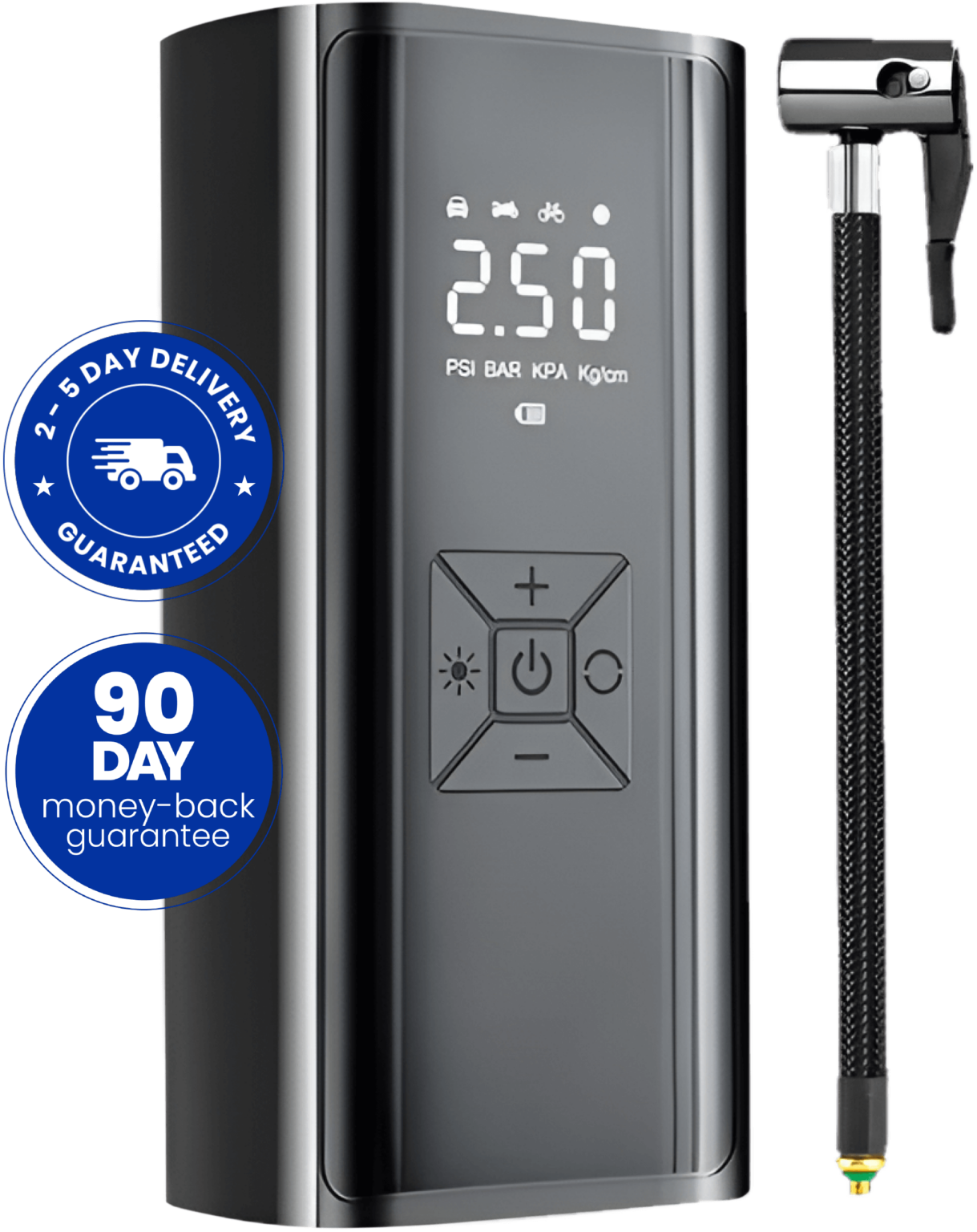 All-In-One Air Pump 2X Faster Inflation - TruTronica