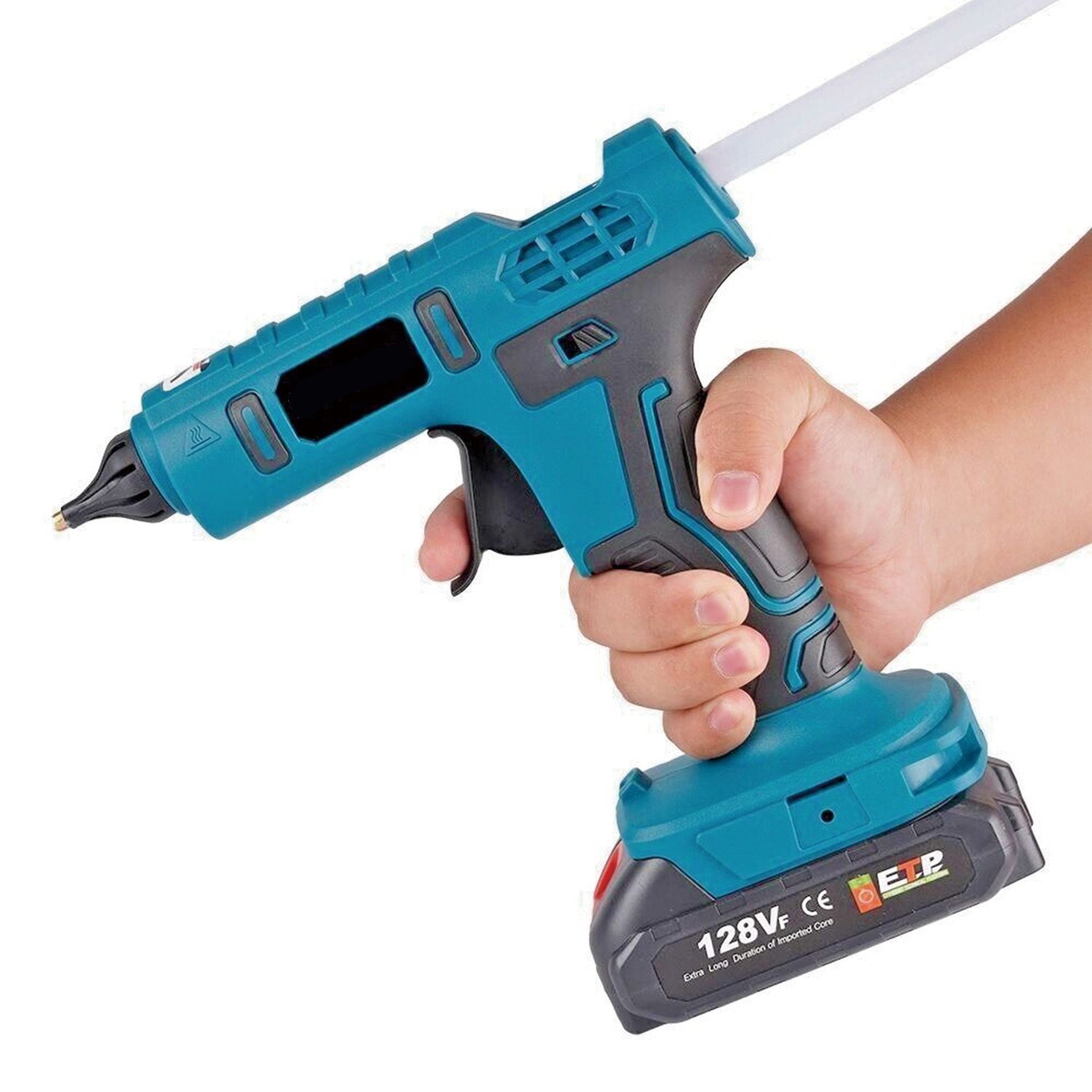 QuickFix Cordless Glue Gun - Precision Nozzle, Anti-Drip, Insulated ...
